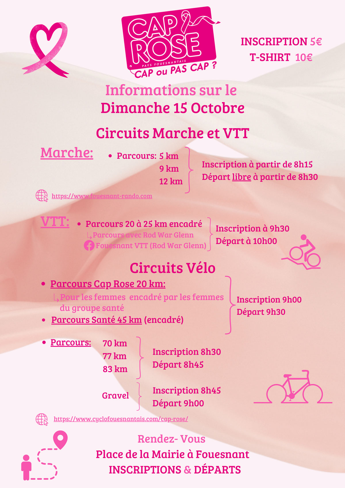 Cap Rose : conférence le 14 et rando le 15 octobre | Ville de Fouesnant