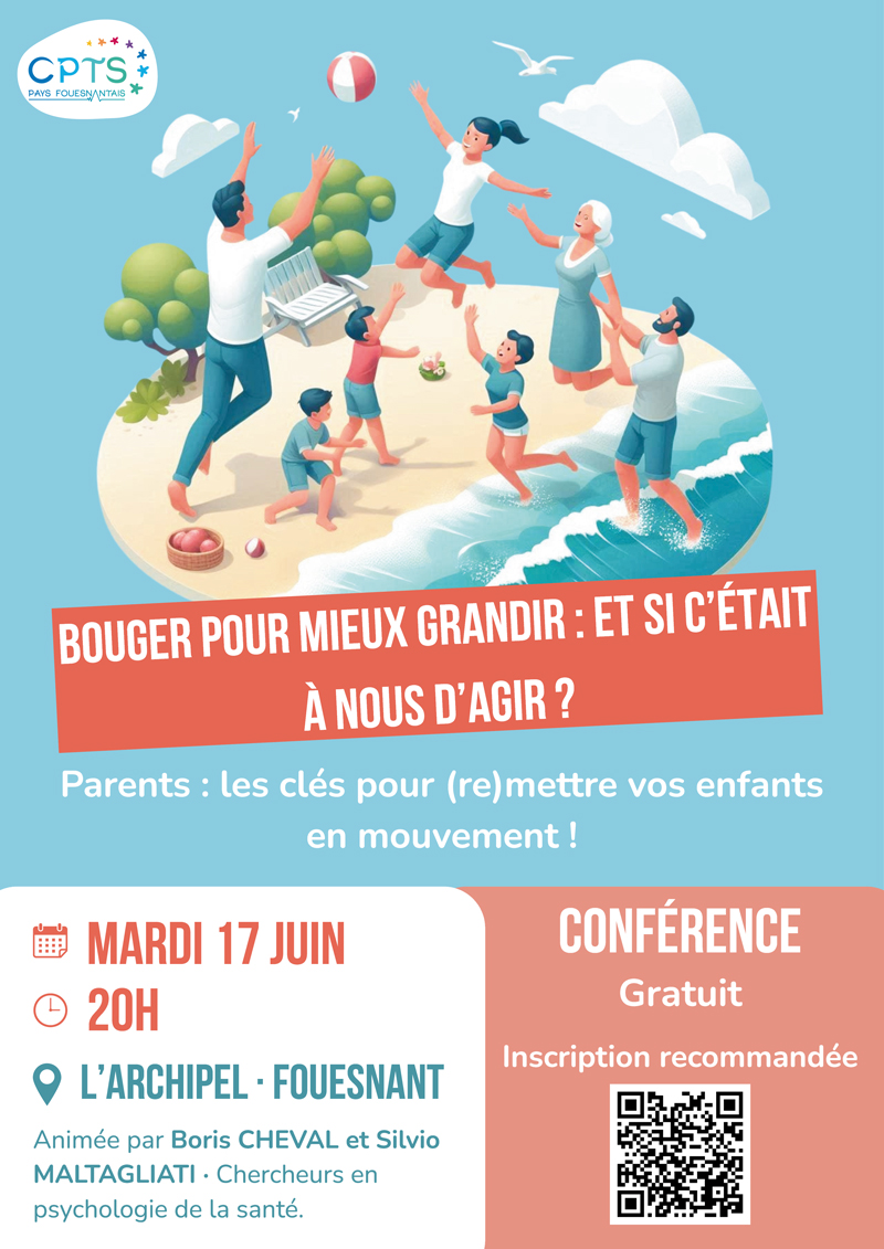 Conférence le 17 juin "Bouger pour mieux grandir : et si c'était à nous d'agir ?" | Ville de ...